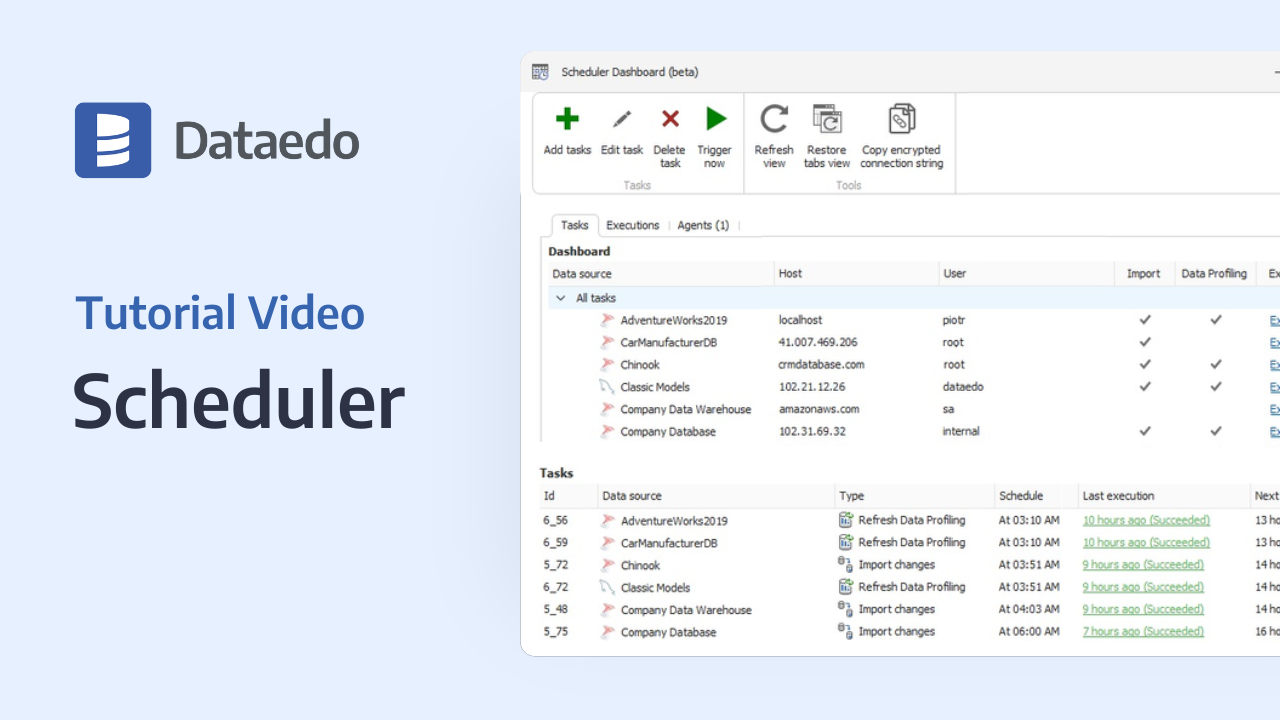 Scheduler - Dataedo